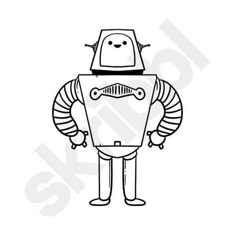 Hello Robots Illustrations Skribbl