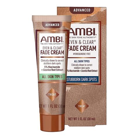 Ambi Even And Clear Advanced Fade Cream Hydroquinone Free Deluxe Beauty