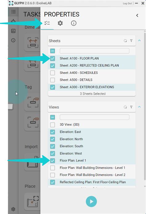 Task Place Views On Sheets Glyph Evolvelab Forum