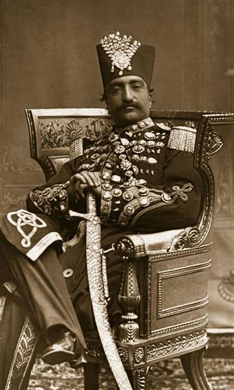 Nasiruddin Shah De Persia 1880 The Shah Of Iran King Of Persia