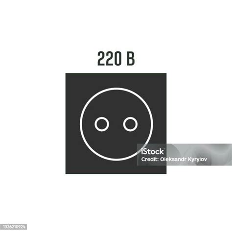 전원 소켓 아이콘 전기 벽 콘센트 벡터 간단한 플랫 스타일 220 볼트 기호 검은색에 대한 스톡 벡터 아트 및 기타 이미지 검은색 경계 표지 고압 전류 주의 Istock