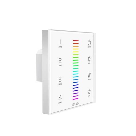 EX LTECH RGBW European Style Touch Panel Vac Input RF GHz