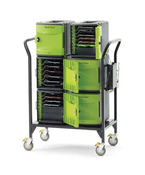 Tech Tub2® Modular Cart Holds 32 Devices Tech Tubs Tech Tub2® Modular Cart Holds 32 Devices Tech Tubs