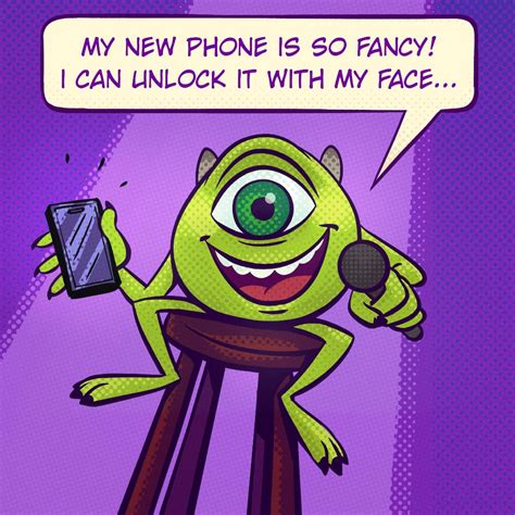 이슈 유머 마이크 와조스키와 아이폰 픽사 몬스터 주식회사 