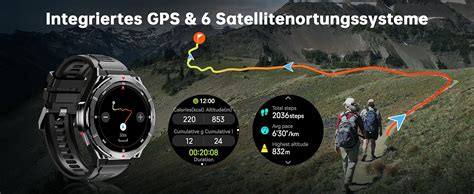 Oukitel Smart Watch For Men Gps 143 Amoled Display 5atm