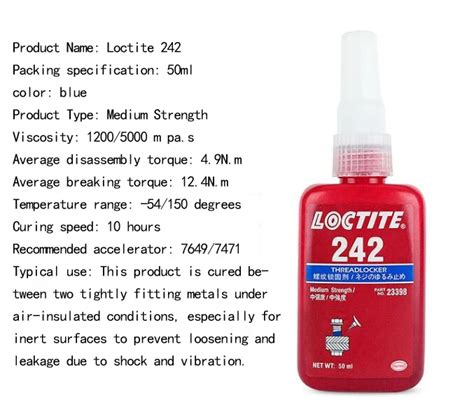 All You Need To Know Loctite 242 Datasheet