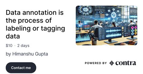 Data Annotation Is The Process Of Labeling Or Tagging Data By Himanshu