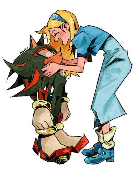 Shadow The Hedgehog And Maria Robotnik Sonic And 1 More Drawn By