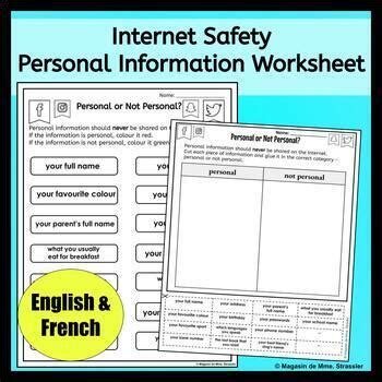 Results For Personal Information Worksheets Tpt