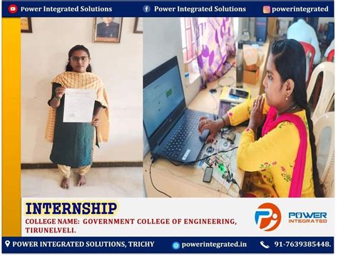 Internship Training Skilldevelopment Powerintegrated Electronics