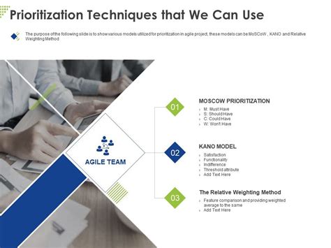 Prioritization Techniques That We Can Use Ppt Powerpoint Presentation
