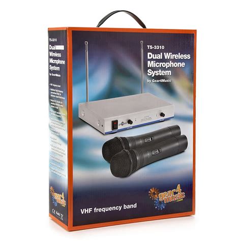 Dual Wireless Microphone System By Gear Music At Gear Music