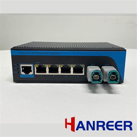 China Supply Industrial Grade Switch Car Ethernet With Sfp Module H Mtd Interface Dc 12v 52v