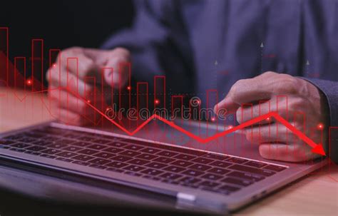 War To Impact Business And Industry Crisis Economic Global To Red Graph Chart Concept Of