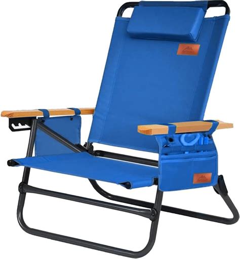 Silla De Camping Silla Compacta De 4 Posiciones Ajustables Silla