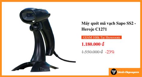 Máy quét mã vạch Sapo SS2 - Heroje C1271