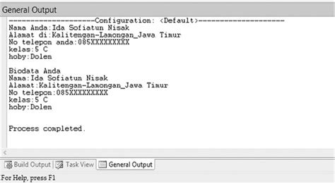 Membuat Program Biodata Di Java