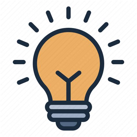 Light Bulb Electric Physics Science Education Icon Download On Iconfinder