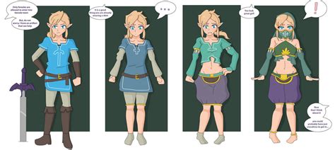 Link Transformation Sequence Gender Bender By Themaskofafox On Deviantart