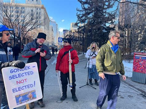 Watch 30 People Protest For Sex Based Rights In Calgary