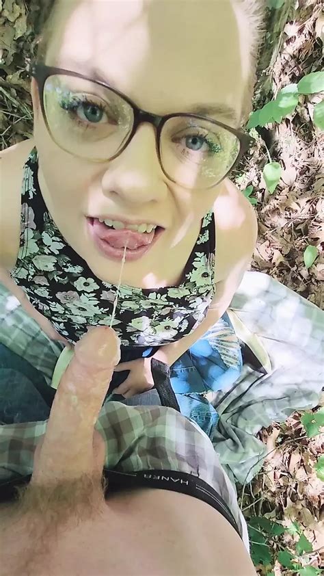 Bbw Sloppy Throat Goat Out In The Wild Public Blowjob Feat Slick