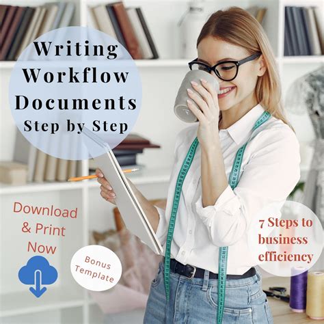 A Guide To Writing Workflow Documents To Improve Business Efficiency Etsy Uk