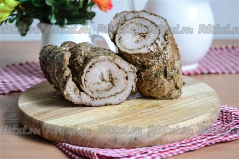 Рулет из свинины в фольге в духовке 14 фото в рецепте