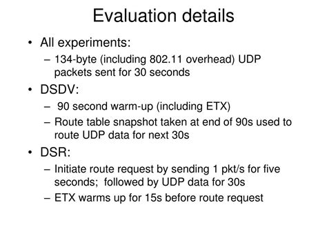 Ppt A High Throughput Path Metric For Multi Hop Wireless Routing Powerpoint Presentation Id