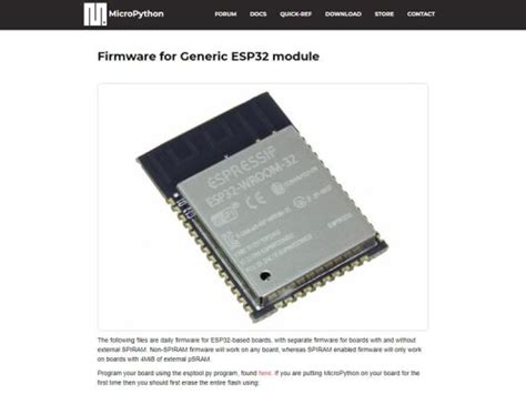 MicroPython On ESP32 And ESP8266 A Comprehensive Guide