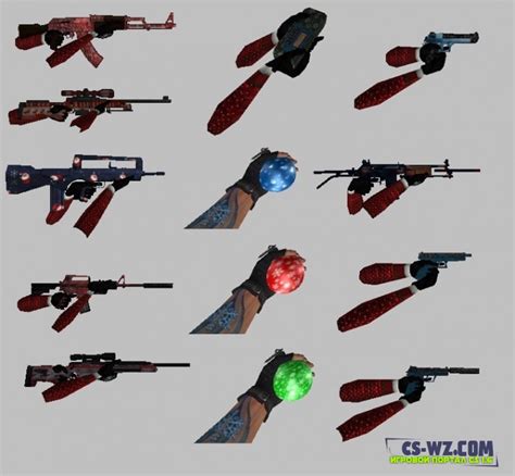 Новогодний пак оружия Cs 1 6 Cs Wz Com Cs 1 6 Плагины модели