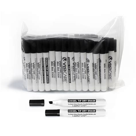 Chisel Tip Dry Erase Marker Order Whiteboard Accessories VisiCare