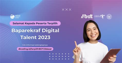 Pengumuman Peserta Terpilih Program Fasilitasi Baparekraf Digital Talent 2023 Dicoding Blog
