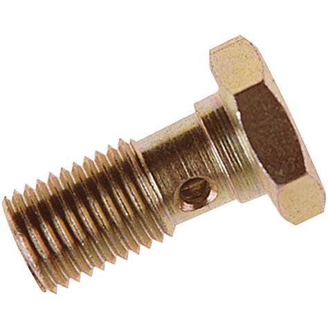 M10 X 1 25 Metric Male Straight Banjo Bolt Aluminium Shepherd Hydraulics