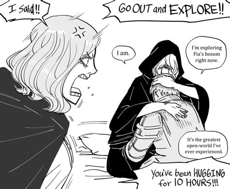 Tarnished Melina And Fia The Deathbed Companion Elden Ring Drawn By