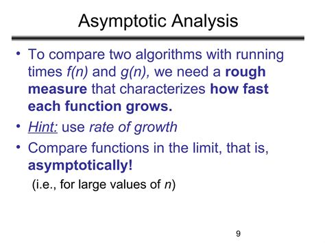 Asymptotic Analysis Ppt Computing Technology And Computing