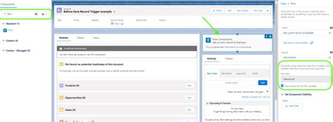 Display Option To Get Current Record Id