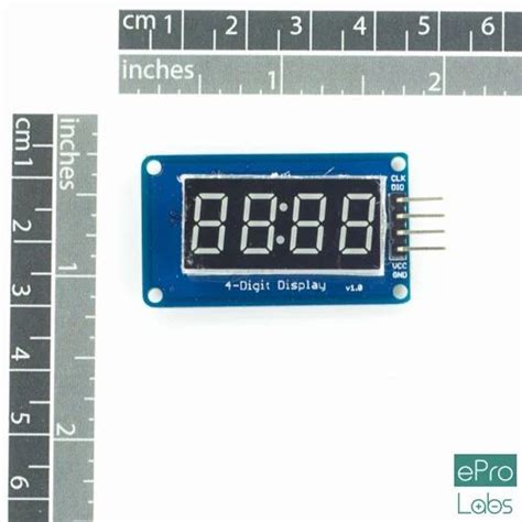 4 digit tm1637 clock display module at rs 150 lcd module in chennai