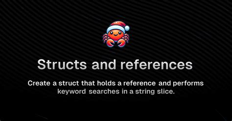 structs and references results