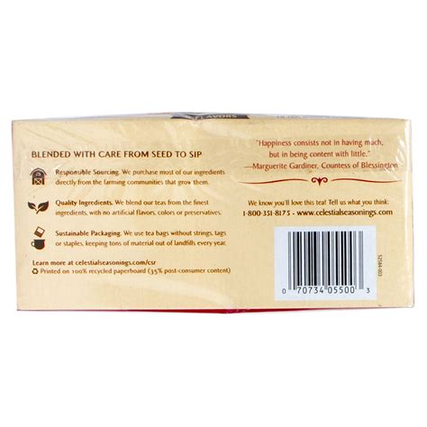 Celestial Fruit Tea Sampler Herbal Tea Assorted 18 Pcs 40 G Online At