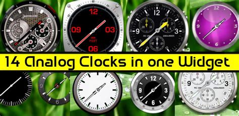 Analog Clock Widget Pack Latest Version 1 0 For Android App Personalization