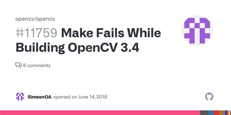 Make Fails While Building Opencv 34 · Issue 11759 · Opencvopencv