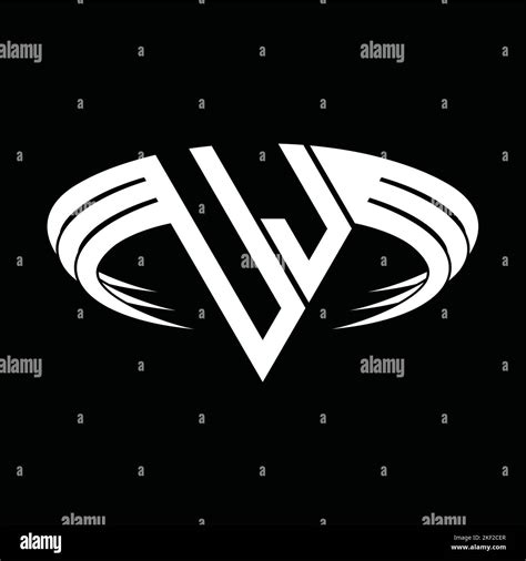 Uj Logo Letter Monogram With Triangle Slice Shape Design Template Stock Vector Image And Art Alamy