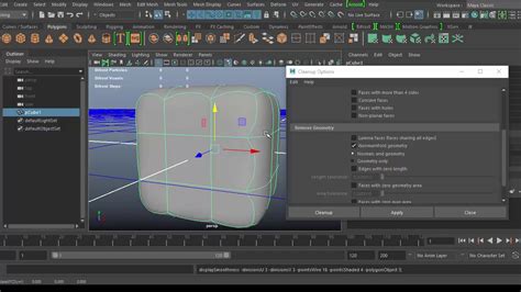 Autodesk Maya Cleanup Tool YouTube