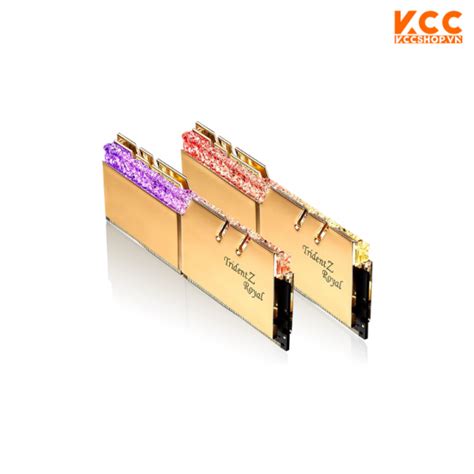 Ram G Skill Trident Z Royal Elite Gold 32gb 2x16gb Rgb Ddr4 4000mhz F4 4000c18d 32gteg