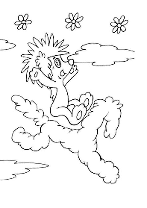 Раскраски раскраски из мультфильмов раскраска по дороге с облаками Раскрашивать онлайн