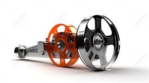 깨끗한 흰색 배경에 있는 카메라 필름 릴의 놀라운 3d 그림 놀라 배경 하얀색 배경 흰색 그림 배경 이미지 Hd 놀라 하얀색 흰색 그림 배경 사진 무료 다운로드
