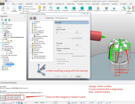 solved surface projection issue autodesk community
