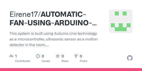 Automatic Fan Using Arduino Uno Ultrasonik Sensor And Light Sensor O At Main