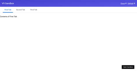 Tabs Set Model Ref Codesandbox
