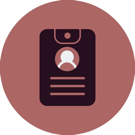 Security Pass Vector Icon 21089014 Vector Art At Vecteezy